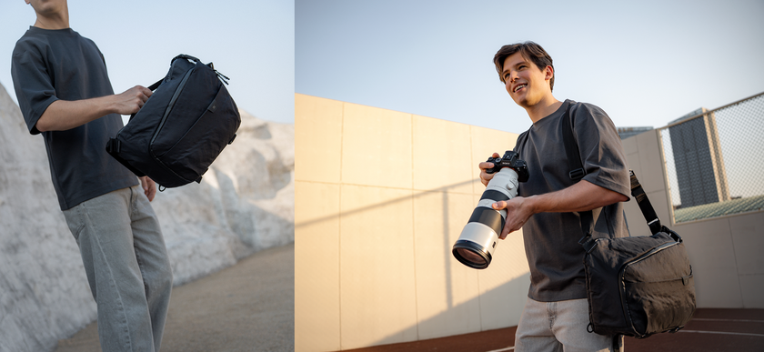 Laptop & Camera Sling Bag | Compact Tactical Camera & Waterproof Laptop ...